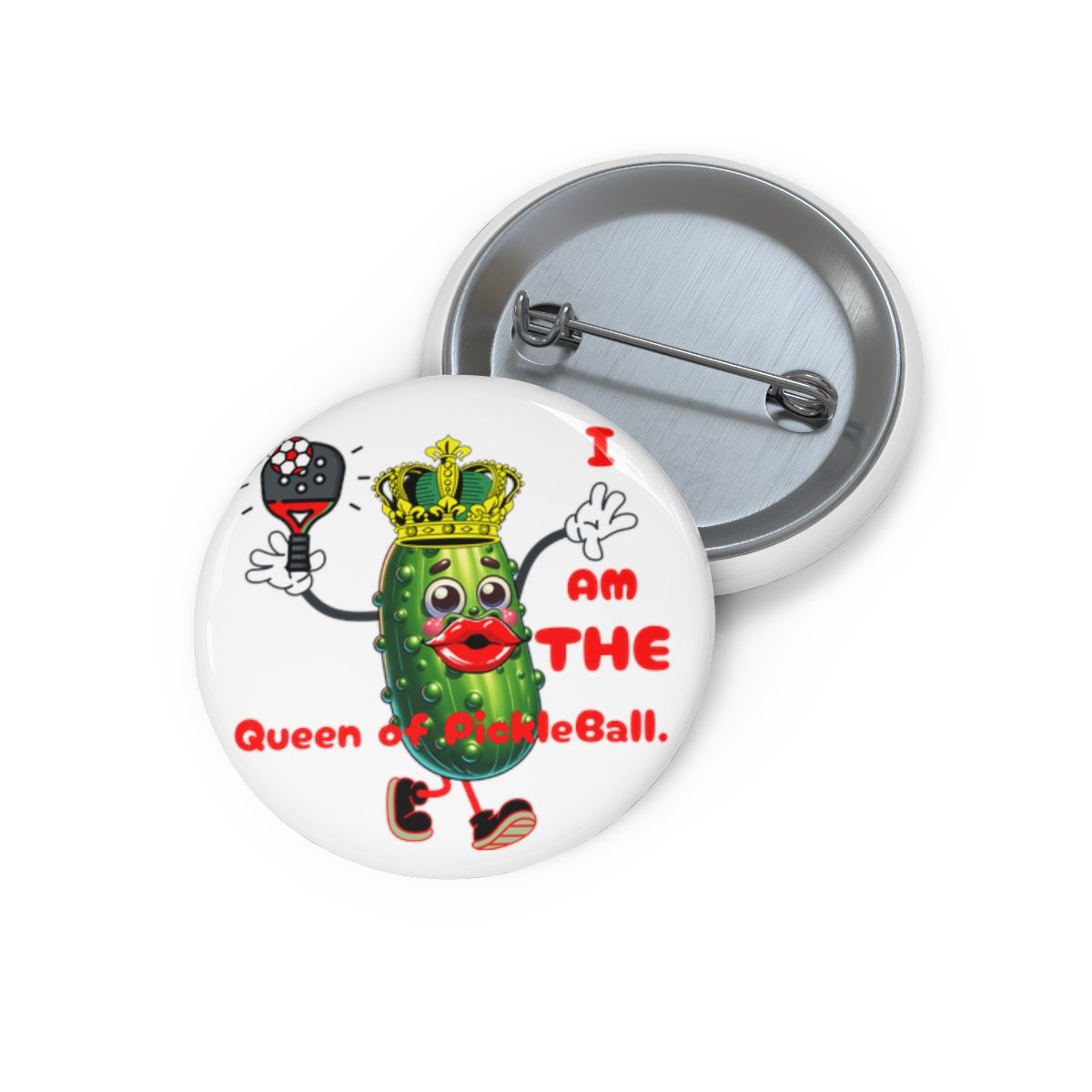 Pickle Ball, Custom Pin Buttons